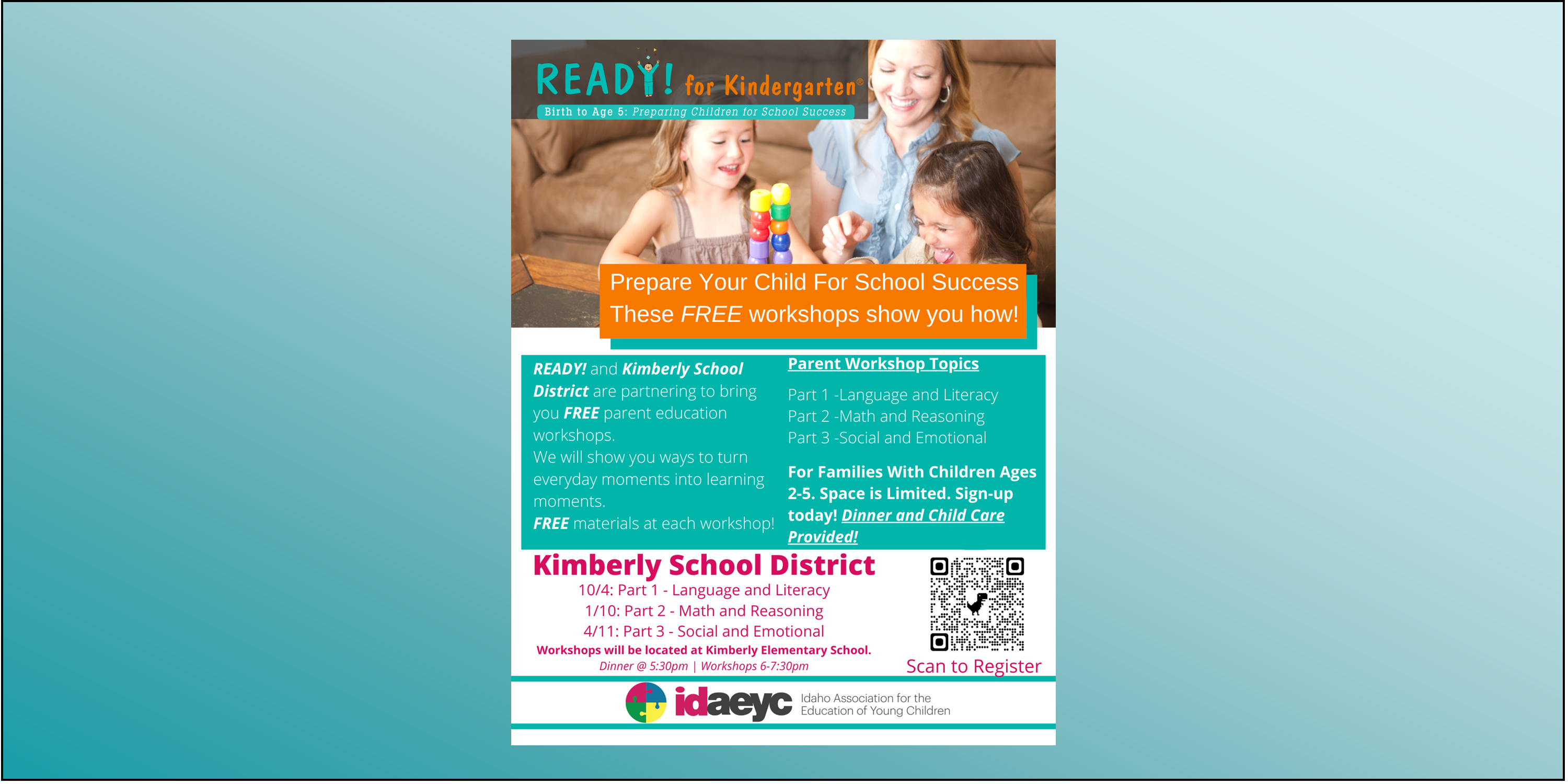 READY! for Kindergarten | Kimberly School District